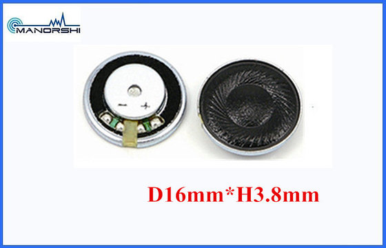 16mm 16 niveau sain de presse de la radio 90 portatifs de haut-parleur de Mylar d'ohm mini