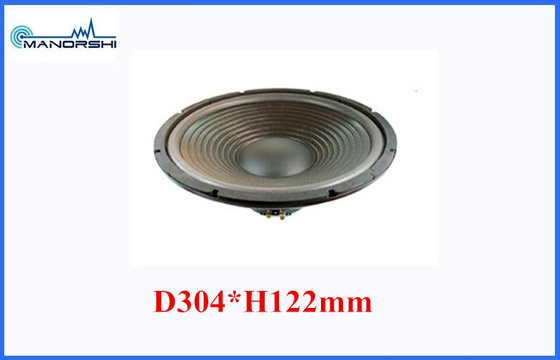 Professionnel des haut-parleurs 304mm de Subwoofer de voiture du watt 6.5ohm de la puissance élevée 120