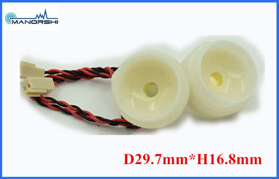 Transducteur piézoélectrique blanc de l'ABS 105dB PZT avec la sonnerie inverse de la prise 30mm