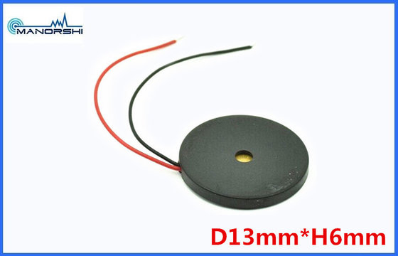 Piccolo cicalino piezo-elettrico dell'allarme nero del cavo un trasduttore piezoelettrico 4000Hz da 3 volt