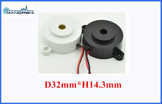 sonnerie électrique piézo-électrique de 32mm Sonalert, sonnerie piézoélectrique de C.C d'alarme