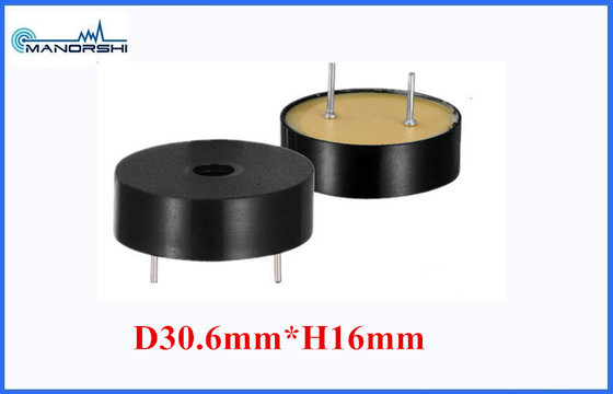 CC piezo-elettrica del cicalino 9V dell'azionamento industriale di auto, cicalino nero del supporto del pannello