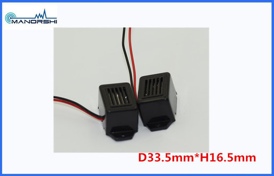 mini sonnerie mécanique noire de Circui du ton 400Hz avec le dispositif de signalisation audio de fil