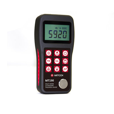Multi Mode Ultrasonic Thickness Tester With Cost Effective / USB Connection Function MT190