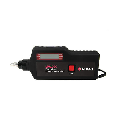MITECH High Precision Portable Vibration Meter Equips Reliable Ring Accelerometer MV800C