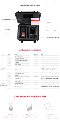 Dc Magnetic Particle Yoke Flawdetector Mt Ndt Equipment Portable Magnetometer