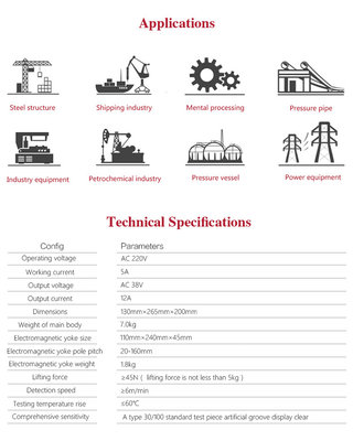 CDX-Ⅲ Non Destructive Testing Magnetic Particle Inspection Flaw Detector