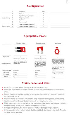 Multifunctional Magnetic Particle Flaw Detector , Dc Magnetic Flaw Detection Ndt Equipment