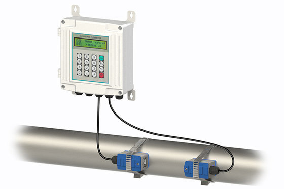 IP68 Insertion Ultrasonic Flow Meter Explosionproof Function RS485 MODBUS