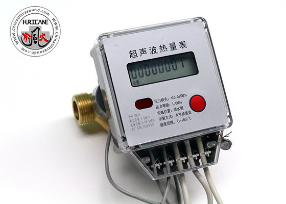 Fixed clamp-on Ultrasonic heat flow meter wall-mounted  for Reliable Dual-channel measurement