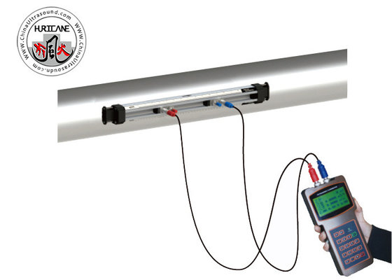 Portable Clamp On Flow Meter Digital Display ABS Housing Materia