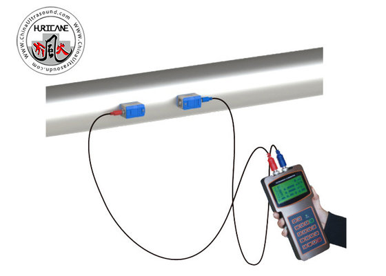 Micro Handheld Ultrasonic Flow Meter RS232 , Portable Liquid Flow Meter