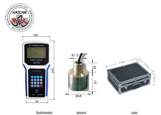 Professional Handheld Ultrasonic Depth Meter 50M Measurement for Hydrographic Survey