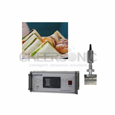 Sandwiches Bakery Bread Slicer Machine 500W With Ultrasonic Cutting Technology 