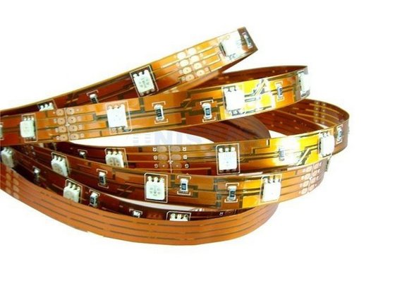 Theater 2.4W Flexible LED Strip Lights Bushing With Heraeus Gold Wire Eco Friendly