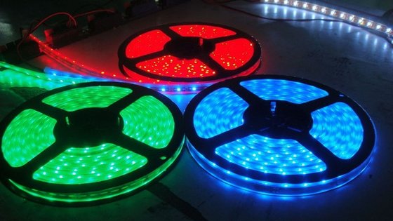 3528 SMD 12V Flexible LED Strip Lights , Waterproof LED Tape Light For Supermarket