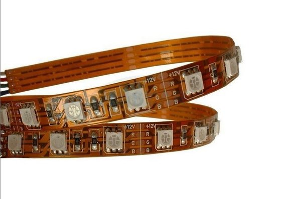 Red Blue Flexible LED Strip Lights Energy Saving , 5050 RGB LED Strip For Aircraft