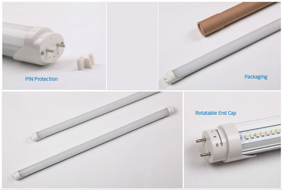 1200mm T8 SMD LED Tube Light High Lumen For Commercial 2800K 22W 47HZ - 63HZ ROHS