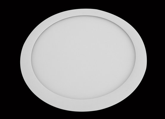 8W Round LED Panel Light High Efficiency Embedded Pure White For Office 80Ra
