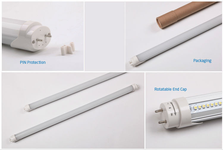 1200mm T8 SMD LED Tube Light High Lumen For Commercial 2800K 22W 47HZ - 63HZ ROHS