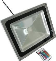 Yellow RGB LED Flood Light