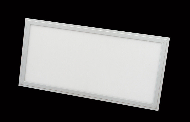 Silver LED Ceiling Panel Lights Unique High Efficiency For Cinema 300mmx1200mm 54W