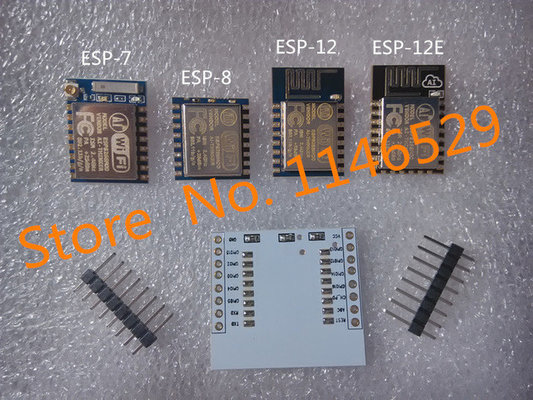 China Serial WIFI ESP8266 module adapter plate ESP-07 / ESP-08 / ESP-12 / ESP-12E adapter plate supplier