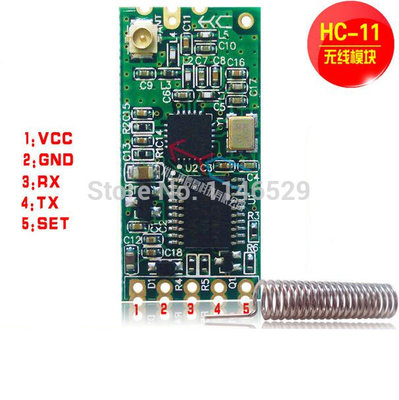 China HC-11 433 wireless module to serial C1101 low power microcontroller development remote supplier