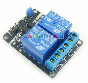 China 5V 2-Channel Relay Module Shield For Arduino ARM PIC AVR DSP Electronic With Optocoupler supplier