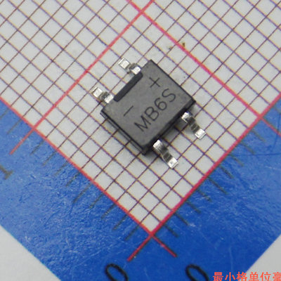 China 600V 0.5A SOP-4 SMD rectifier diode bridge mb6s supplier