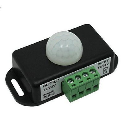 Fashion Exquisite Automatic DC 12V-24V 8A Infrared PIR Motion Sensor Switch For LED light supplier