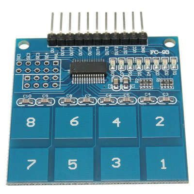 8 for Channel Digital Touch Sensor Module Capacitive Switch Module Button TTP226 supplier