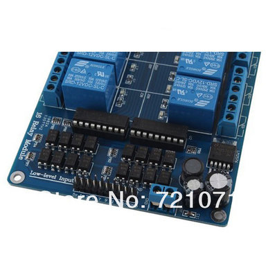 5V/12V 16 Channel Relay Module Interface Board For Arduino PIC ARM DSP PLC With Optocouple supplier