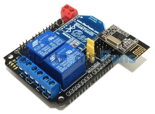 5V Two 2 Channel Relay Module Shield Module XBee BTBee Expansion Board for Arduino supplier