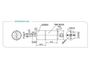 25GA370 DC Geared Motor Metal Gear Micromotor supplier