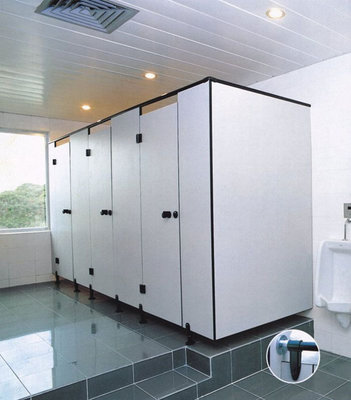 Bathroom Waterproof Wood Grain Color Partition Door China manufacturer HPL Toilet Partition Cubicle Bathroom parti