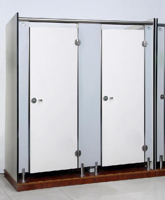 light grey color 12 mm thickness hpl toilet cubicle door  Toilet Cubicles For Wash Room Partition