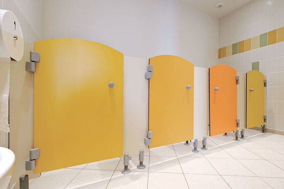 Commercial Washrooms Waterproof Doors / Toilet Cubicle/ Compact laminate door toilet cubicle partition manufacturer