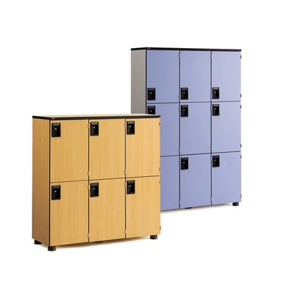 Dressing Room Waterproof HPL Board Employee Locker HPL Security Fitness Lockers For Locker Room