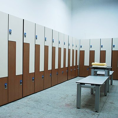 Dressing Room Waterproof HPL Board Employee Locker HPL Security Fitness Lockers For Locker Room