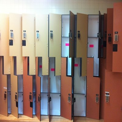 Modern Simple Life Waterproof HPL Swimming Pool Cabinet