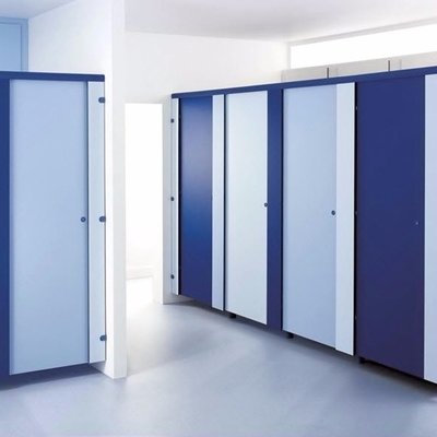 Public school standard toilet cubicle door size Changing Room Waterproof HPL Bathroom Partition