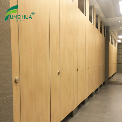 Commercial Washrooms Waterproof Doors / Toilet Cubicle/ Compact laminate door toilet cubicle partition manufacturer
