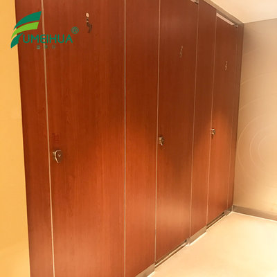HPL commercial shower Changing Room Partition HPL High Pressure Laminate Toilet Cubicle for school partitions toilet
