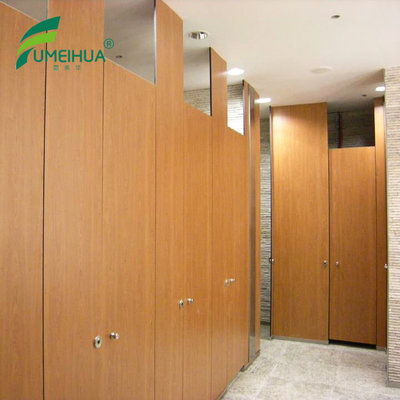 High Pressure Laminate Waterproof Public 13mm Standard Size Toilet Cubicle System Price