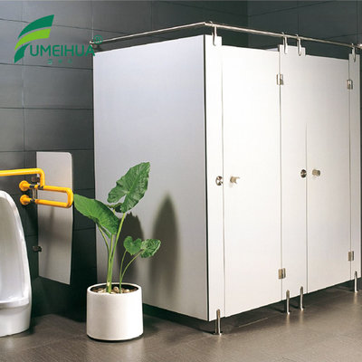 High Pressure Laminate Waterproof Public 13mm Standard Size Toilet Cubicle System Price