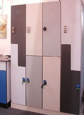 Gym Central Management Lockers Password Gym HPL Lockers Low Price HPL Finish 12 Compartment RFID Lock Locker