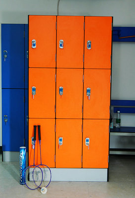 12mm solid phenolic resin compact HPL gym locker Water resistant compact laminate key lock changing room locker