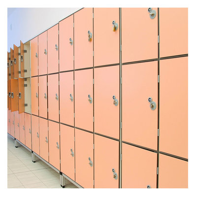 12mm solid phenolic resin compact HPL gym locker Water resistant compact laminate key lock changing room locker