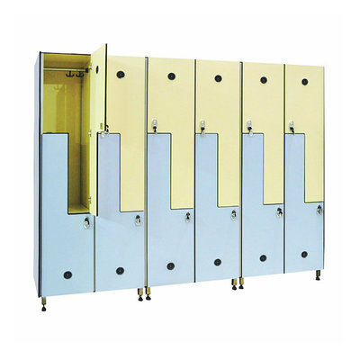 12mm solid phenolic resin compact HPL gym locker Water resistant compact laminate key lock changing room locker